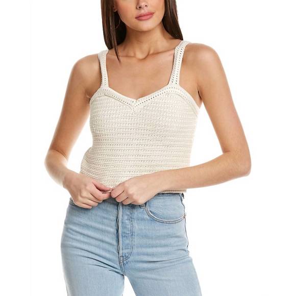 dh NEW YORK | Tops | New Dh New York Elliot Tank Top In Cream | Poshmark